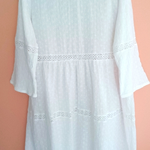 MISSLOOK | Dresses | White Cotton Dress | Poshmark